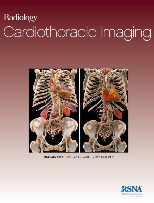 Radiology: Cardiothoracic Imaging Archives - Hình Ảnh Học